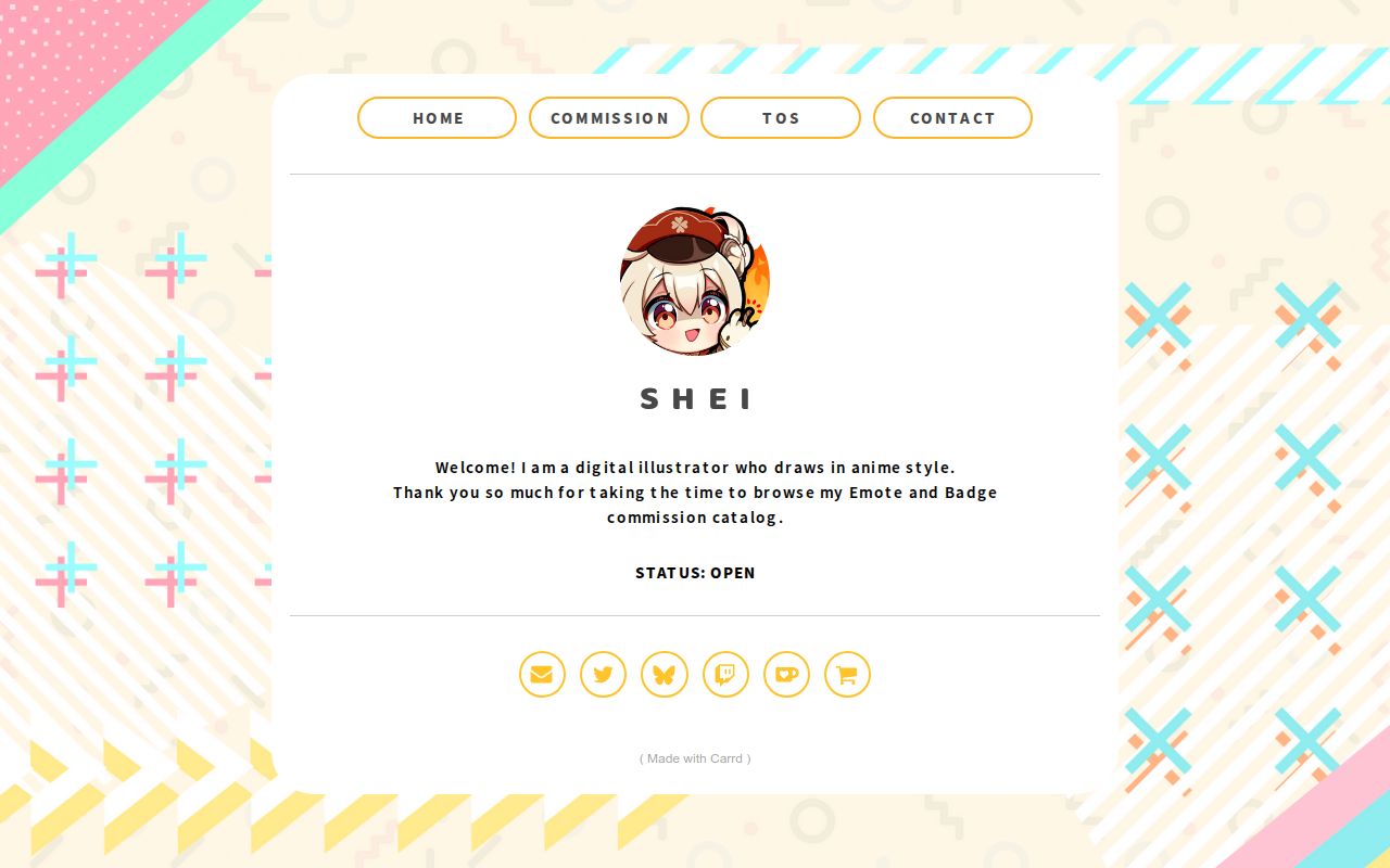 Shei Emotes/Badges Commissions